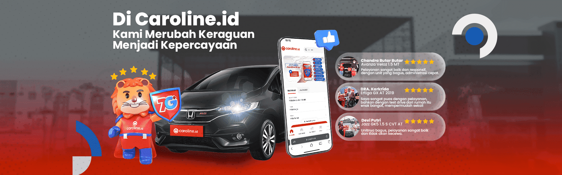 Jual Beli Mobil Bekas Bergaransi hanya di Caroline.id